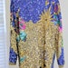 Sz 2x// Fabulous Deadstock Long Beaded Jacket// Sequin Sunshine - Etsy