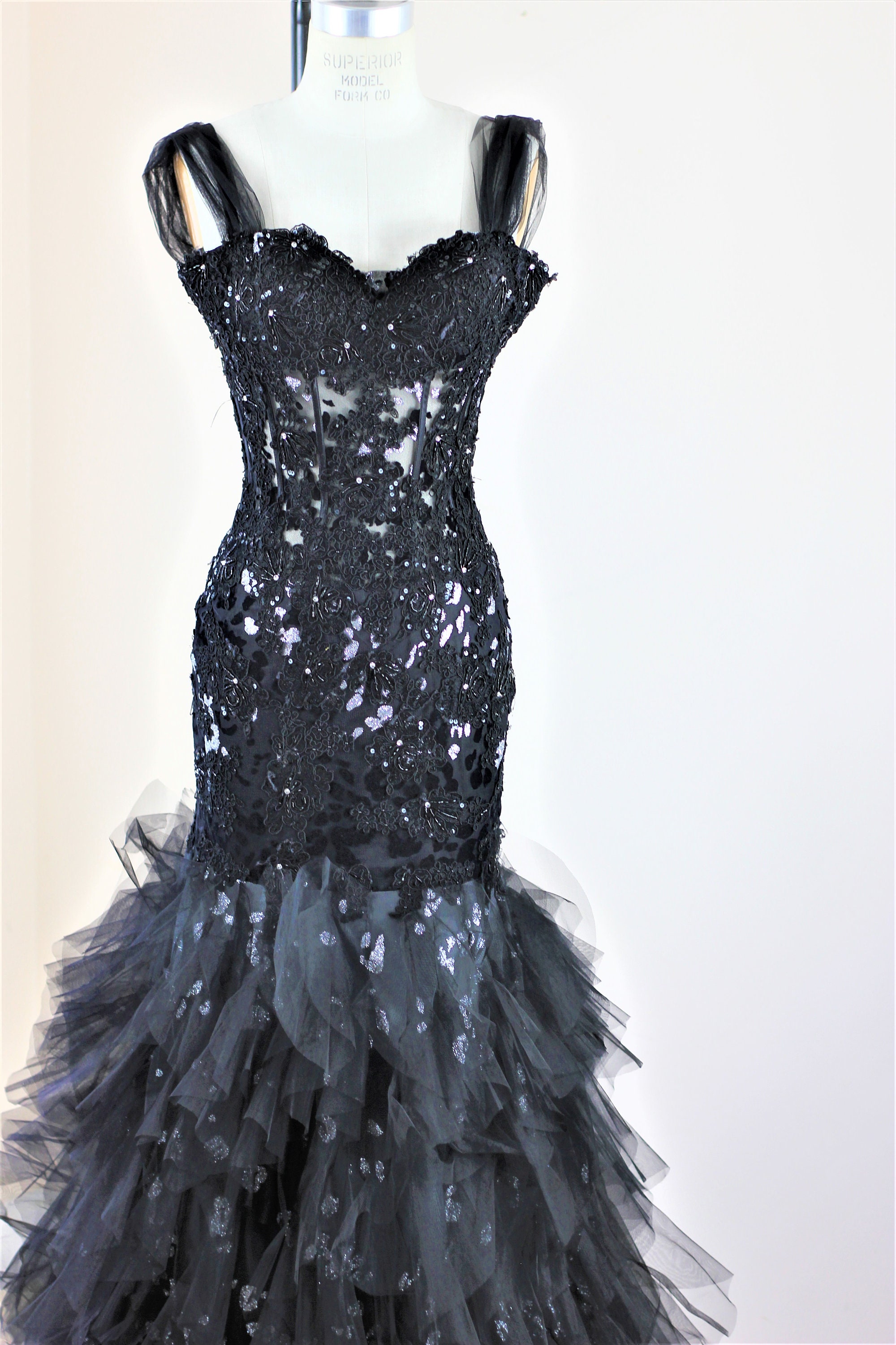 Sz XS//AMAZING Barbie Torch Singer Dress// Tulle Bustier - Etsy