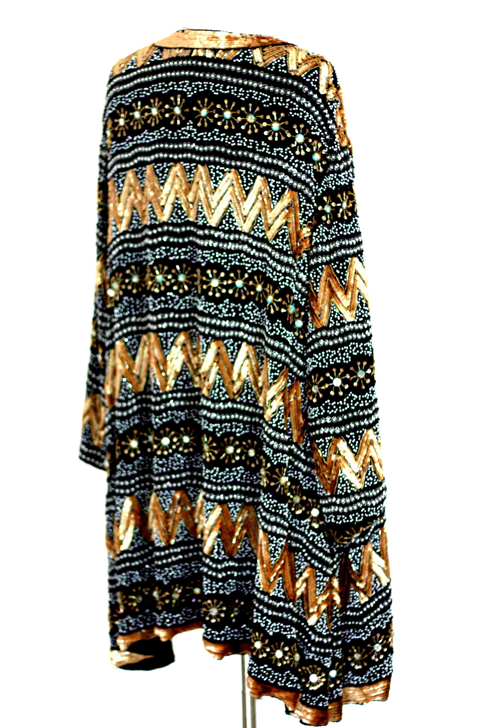 2x//heavily Beaded Sequin Duster// Plus Size Sequin Coat// - Etsy