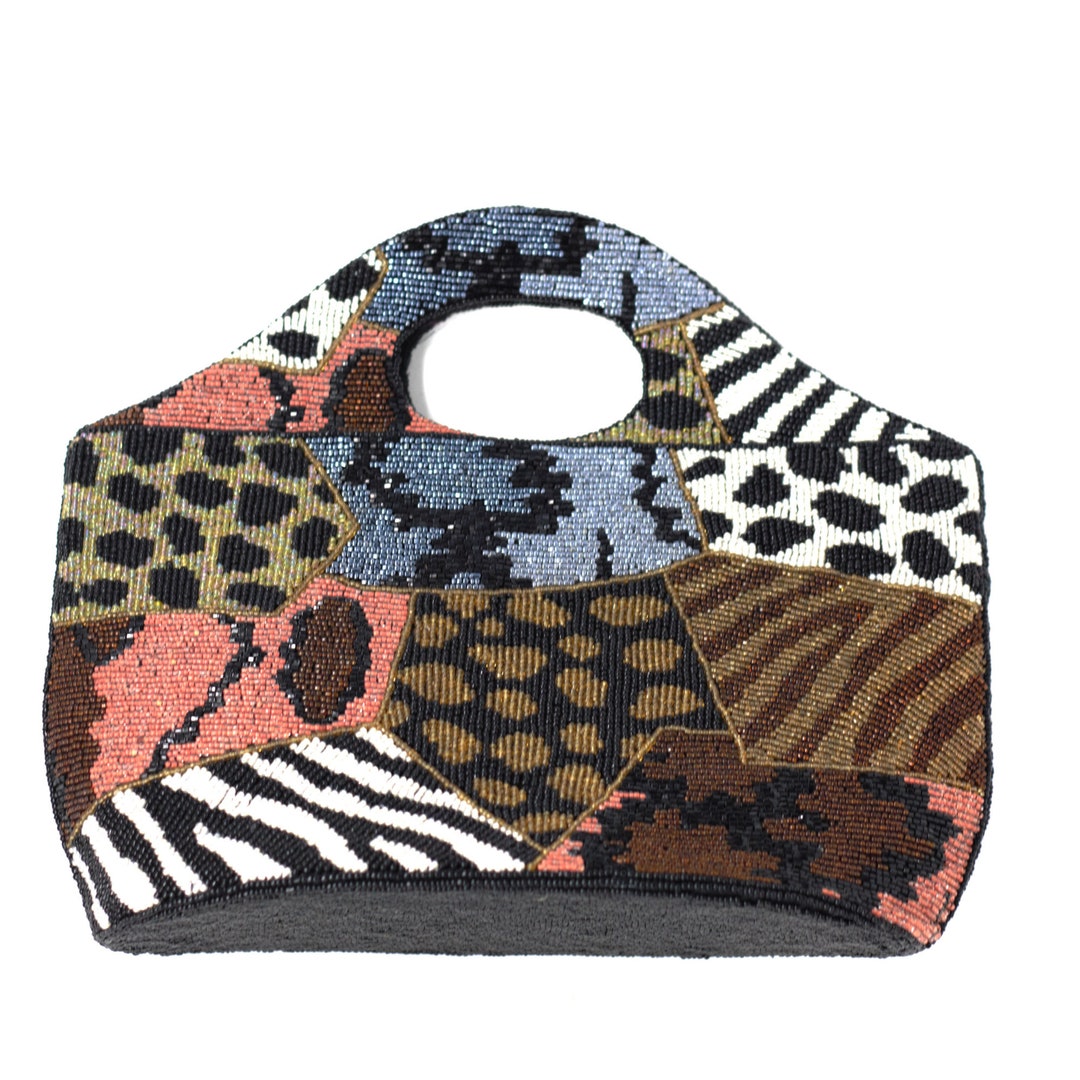 Beautifully Beaded Purse//heavy Animal //wow - Etsy