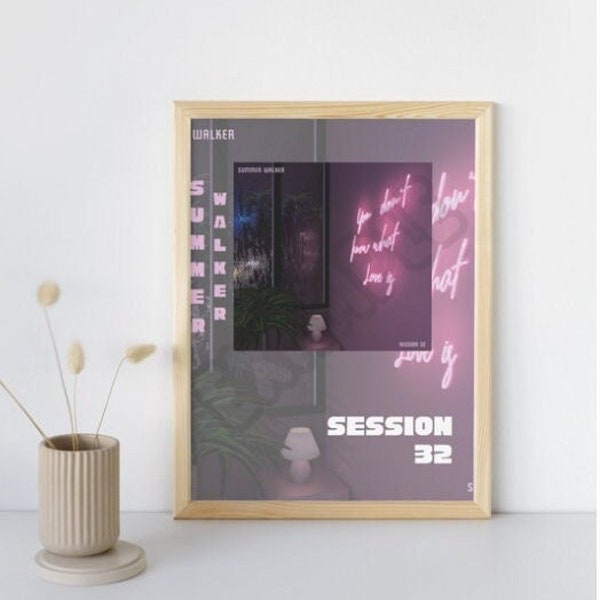 Pink Summer Walker Poster - Etsy