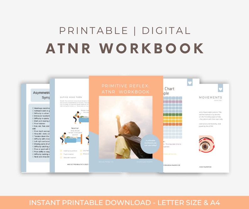 Retained Asymmetrical Tonic Neck Reflex (ATNR) Workbook - Primitive ...