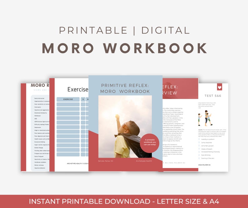Retained Moro Reflex- Primitive Reflex Workbook 1 - Etsy