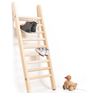 Wooden Mini Shoe Rack: Vertical Entryway Organizer - Etsy