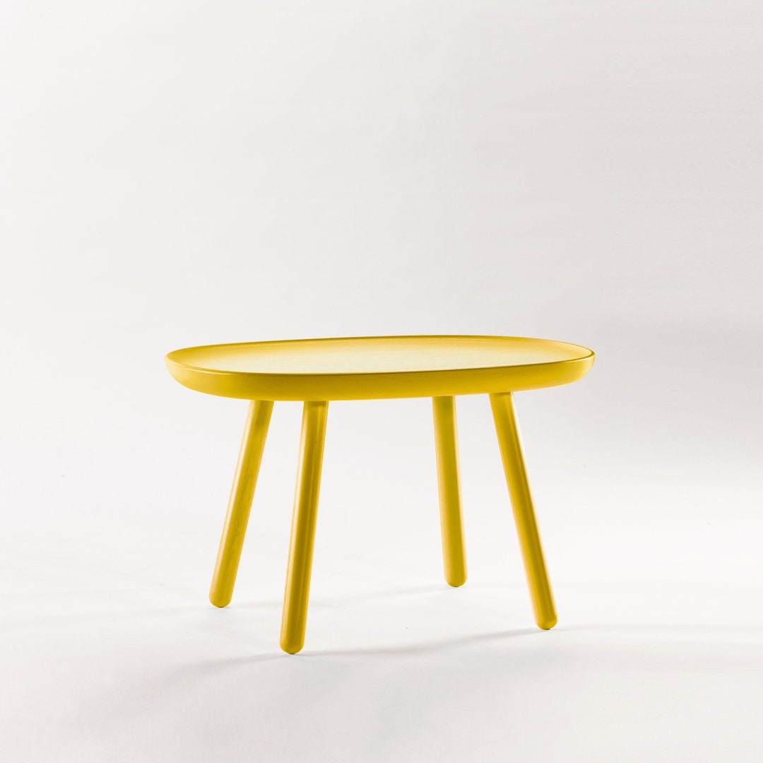 Solid Wood Coffee Table | Yellow Coffee Table | Suitable for Kids ...