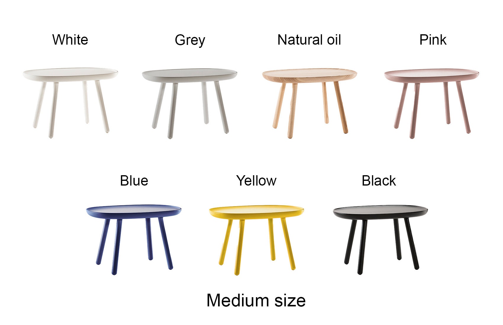 Solid Ash Wood Side Table: Minimalist Design, Easy Assembly - Etsy