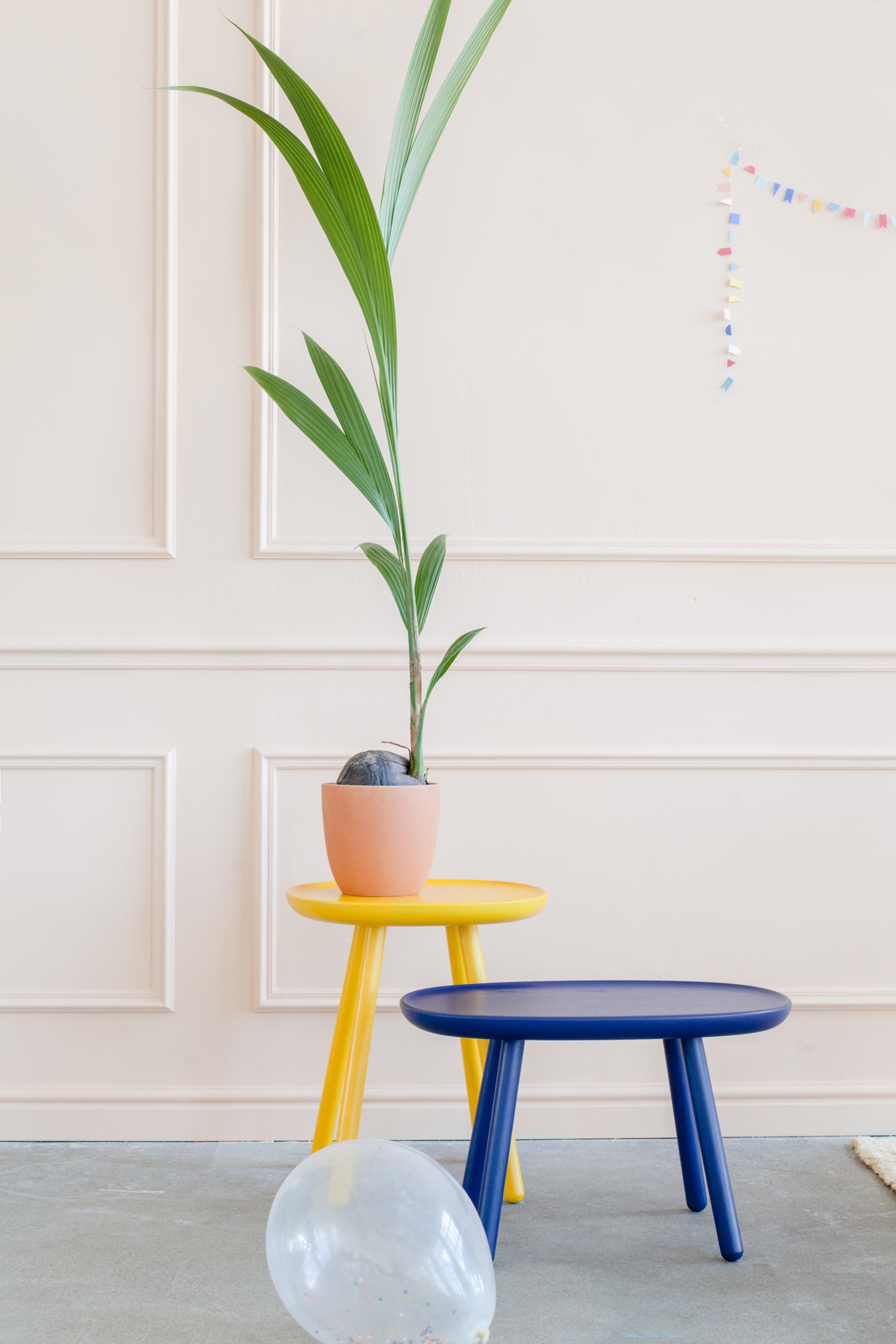 Solid Ash Wood Side Table: Minimalist Design, Easy Assembly - Etsy