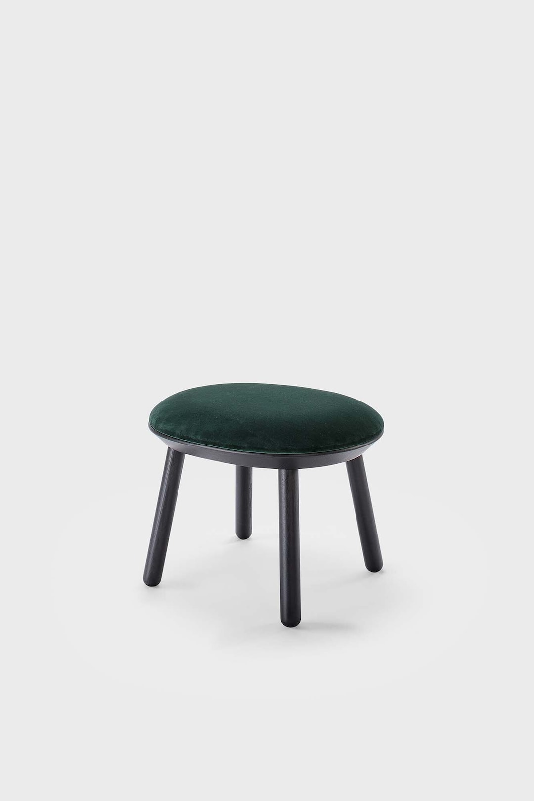Green Velour Ottoman | Velour Fabric | Stylish and Comfortable Piece ...