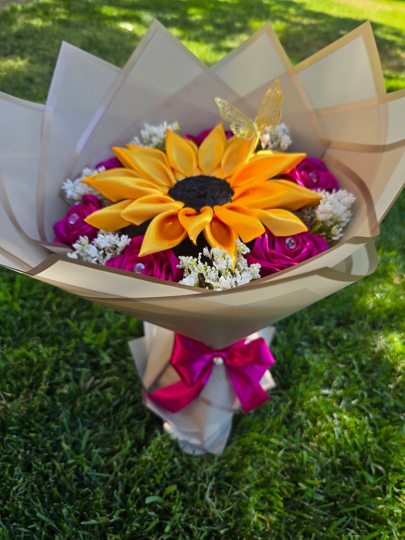 Bouquet of Eternal Flowers|eternal Bouquet|eternal Sunflower|eternal ...