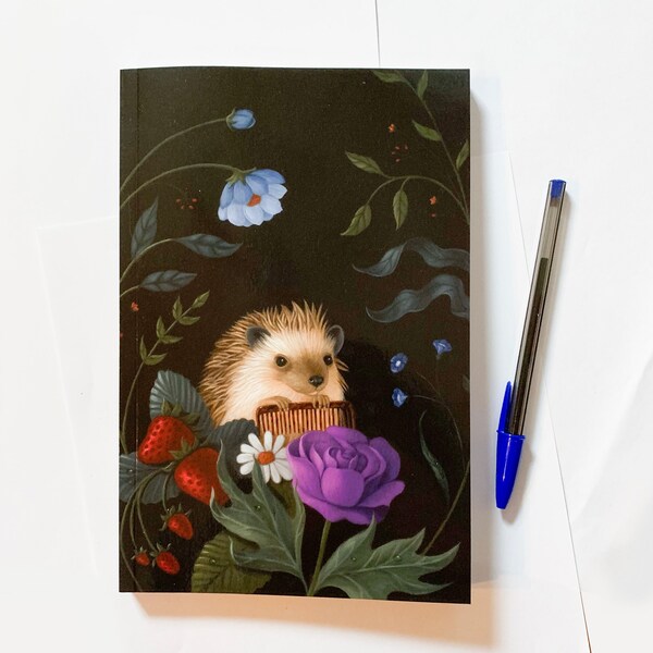 Hedgehog Journal - Etsy