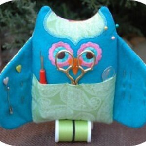 Owl Sewing Kit Machine Embroidery Files Instant Download - Etsy