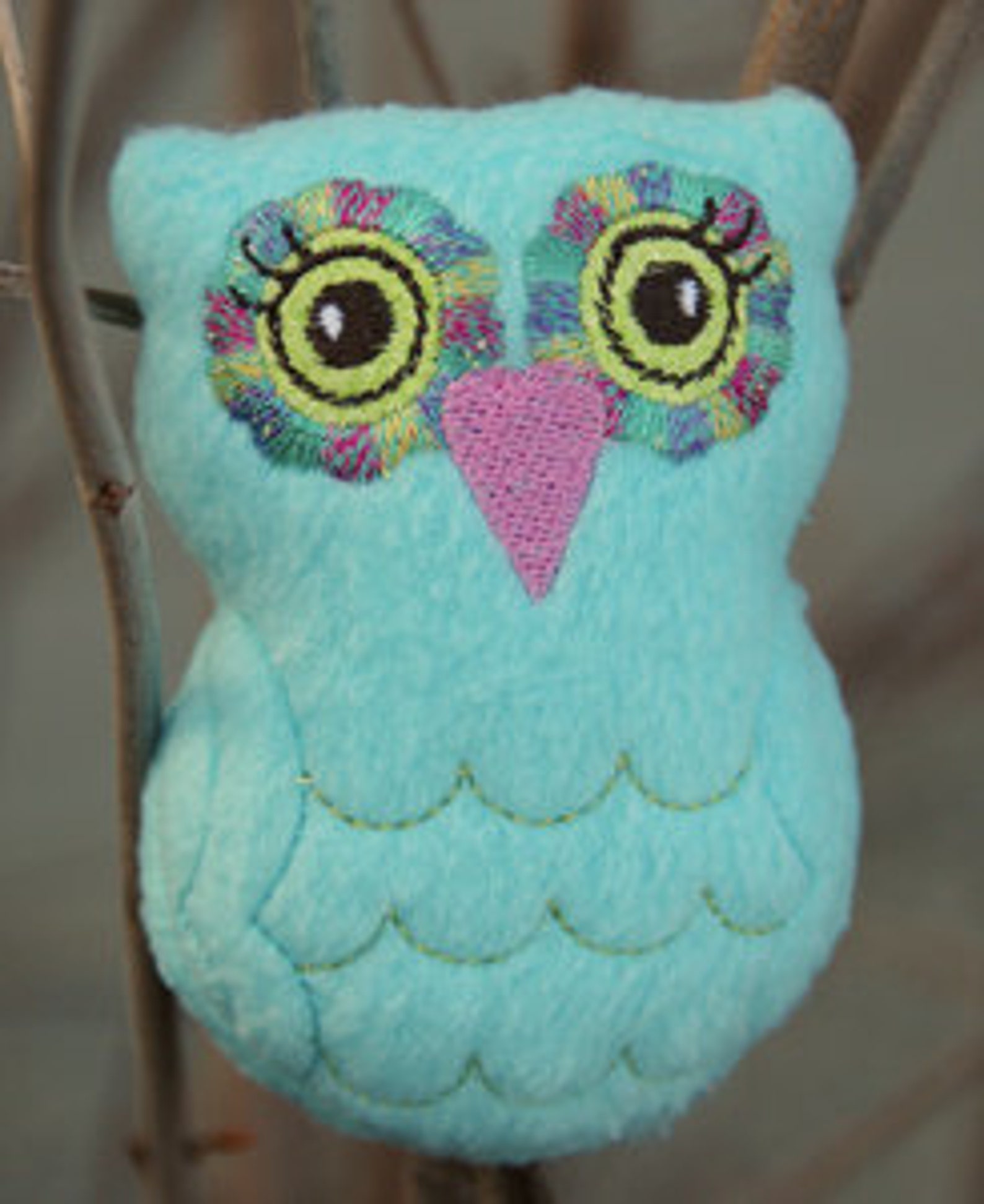 In the Hoop Owl Softie Toys Machine Embroidery Files Instant - Etsy