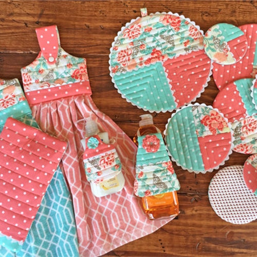 In the Hoop Kitchen Set Machine Embroidery Design Files - Etsy