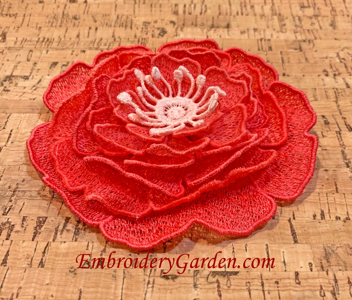 Free Standing Lace Flower Machine Embroidery Designs in the - Etsy