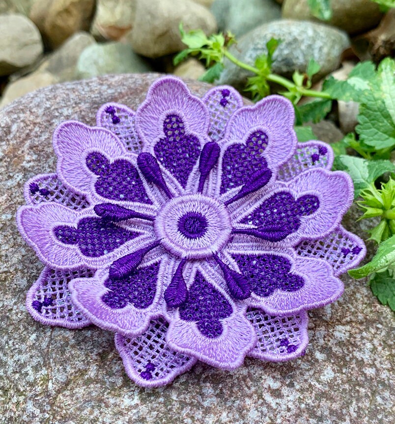 Free Standing Lace Flower Machine Embroidery Designs in the Hoop - Etsy ...