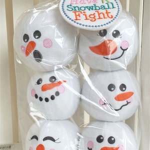 Snowman Snowballs Set 2 Machine Embroidery & Sewing Files Instant ...