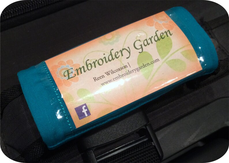 In the Hoop Luggage Handle Wraps Machine Embroidery Design Files ...