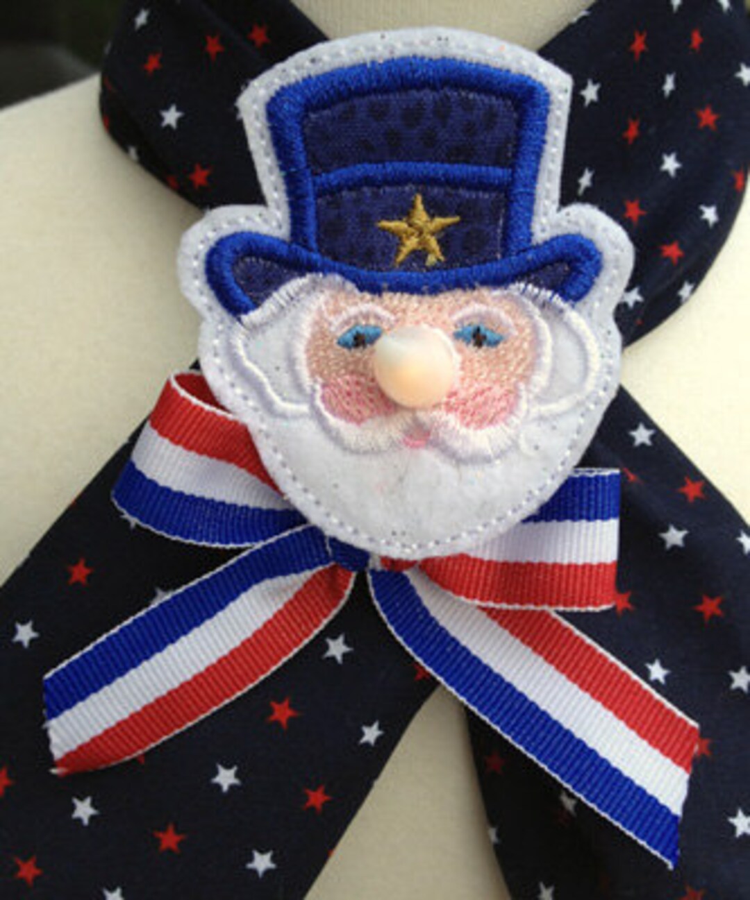 In the Hoop Uncle Sam & Raggy Star Flameless Tealight Pins Machine ...
