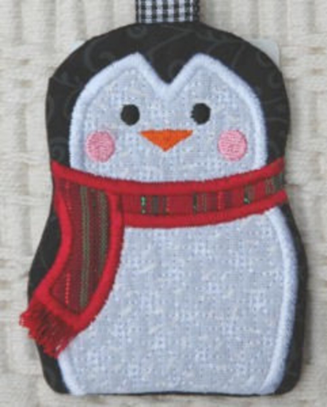 In the Hoop Penguin Key Chain Card Holder Machine Embroidery Design ...