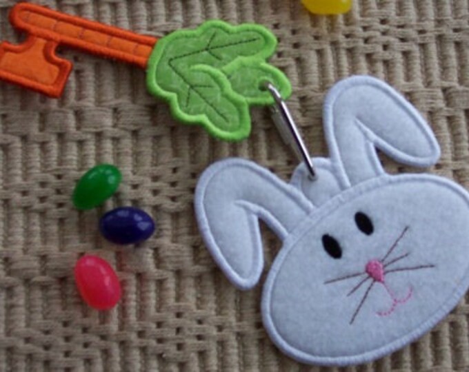 Easter Bunny Magic Key Machine Embroidery Design File - Etsy