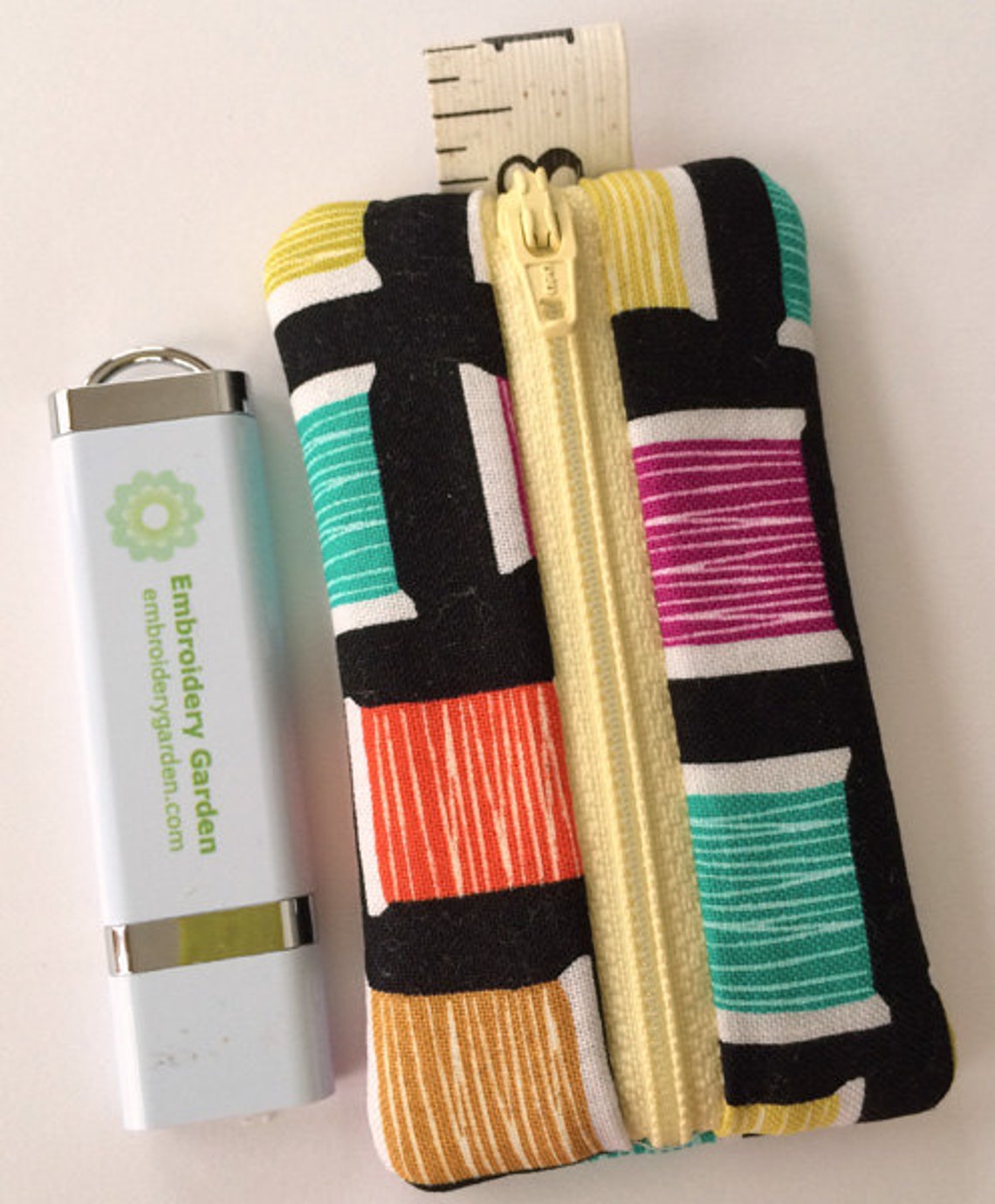 In the Hoop Chapstick USB Holder Machine Embroidery Design - Etsy