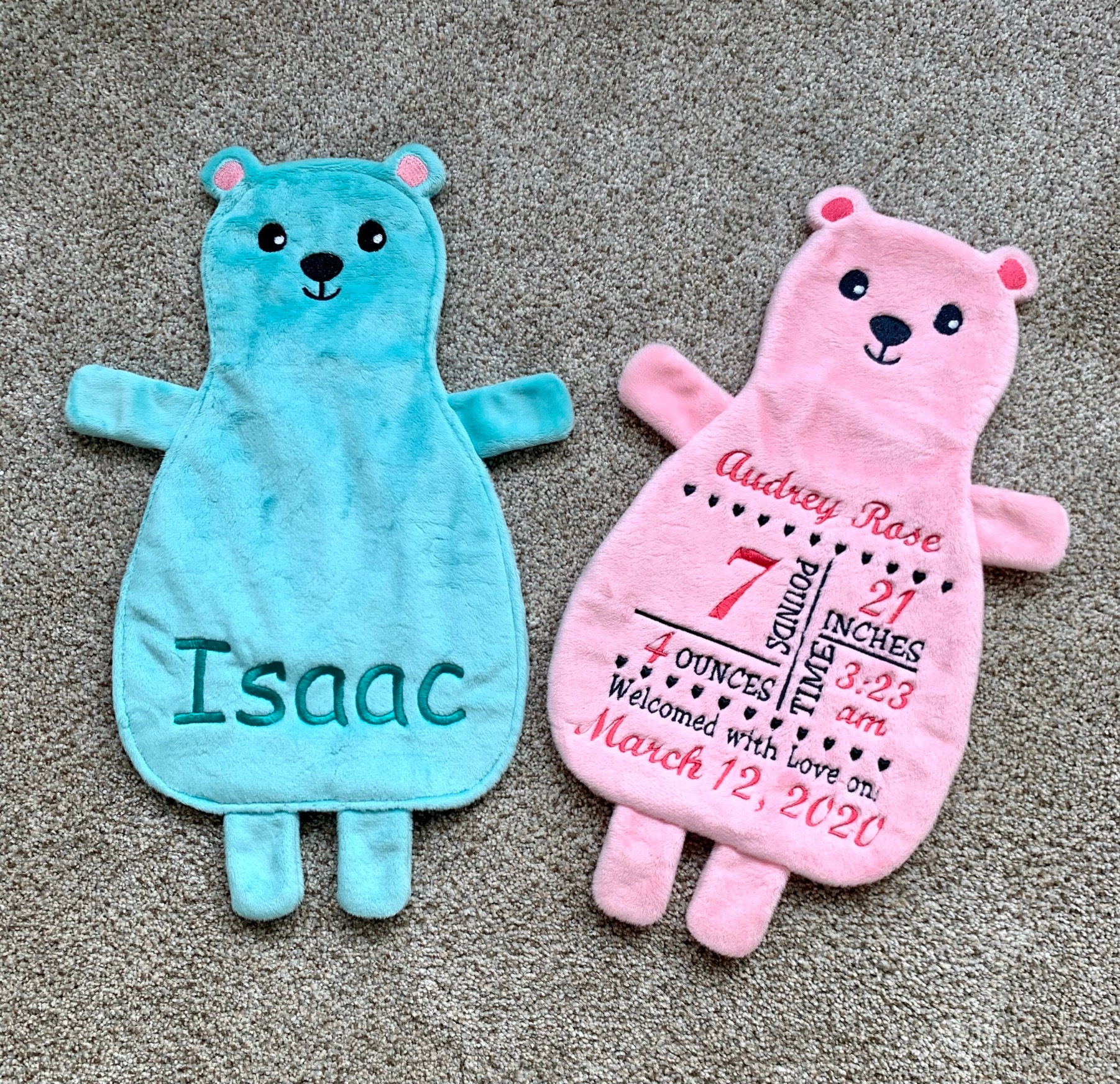 In the Hoop Bear Cuddle Machine Embroidery Design File | Etsy