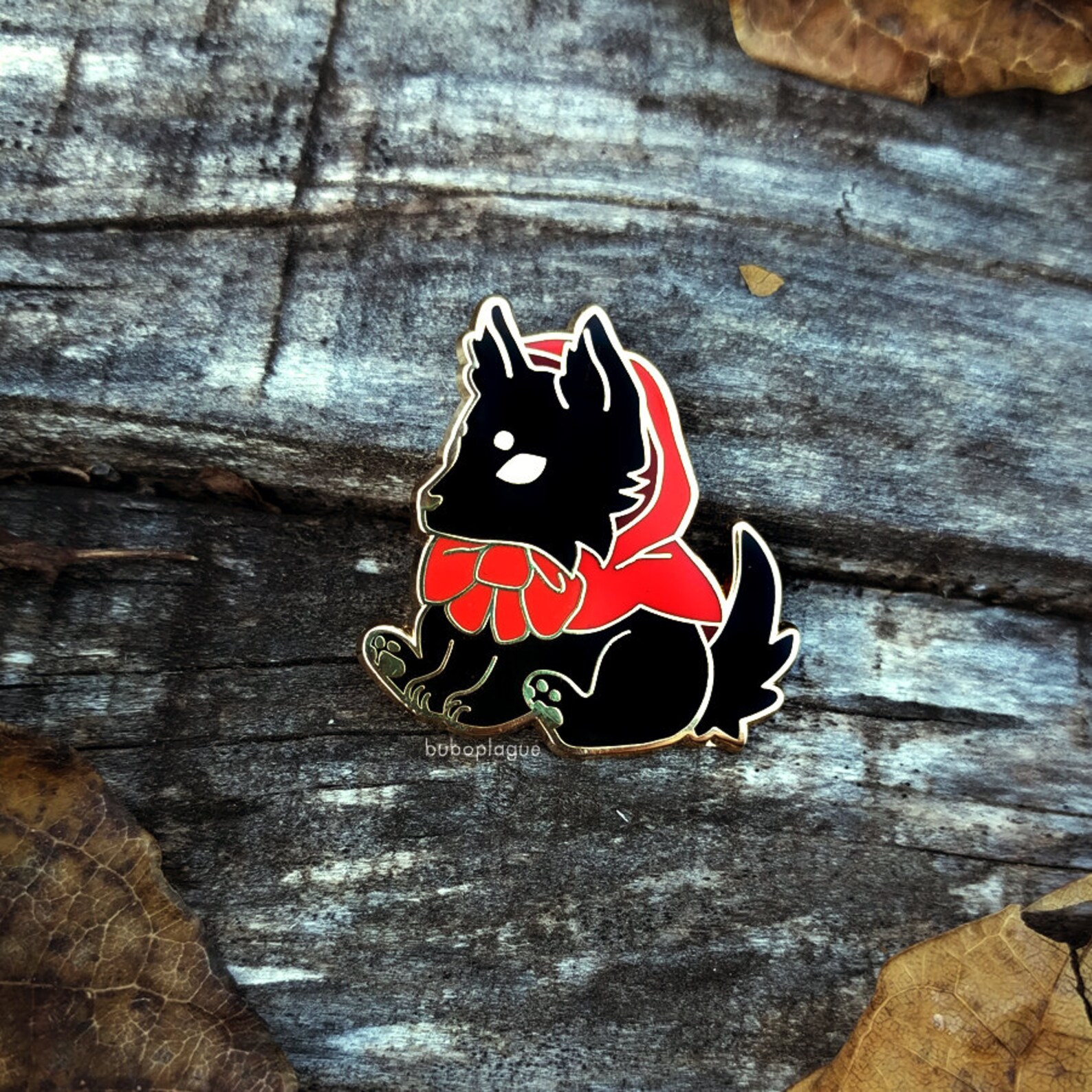 Wolf Pup Enamel Pin - Etsy