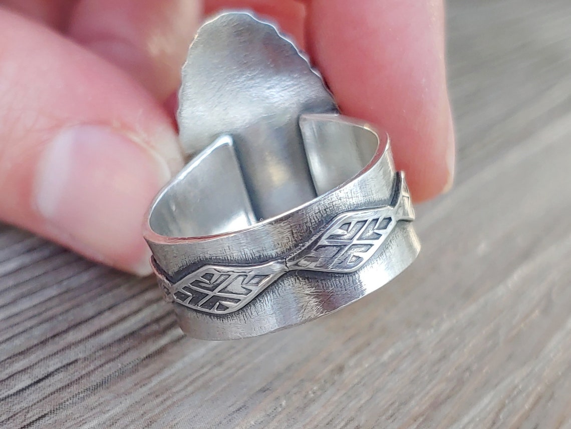 Variscite Ring in Sterling Silver Size 10.5 Size10 1/2 for - Etsy