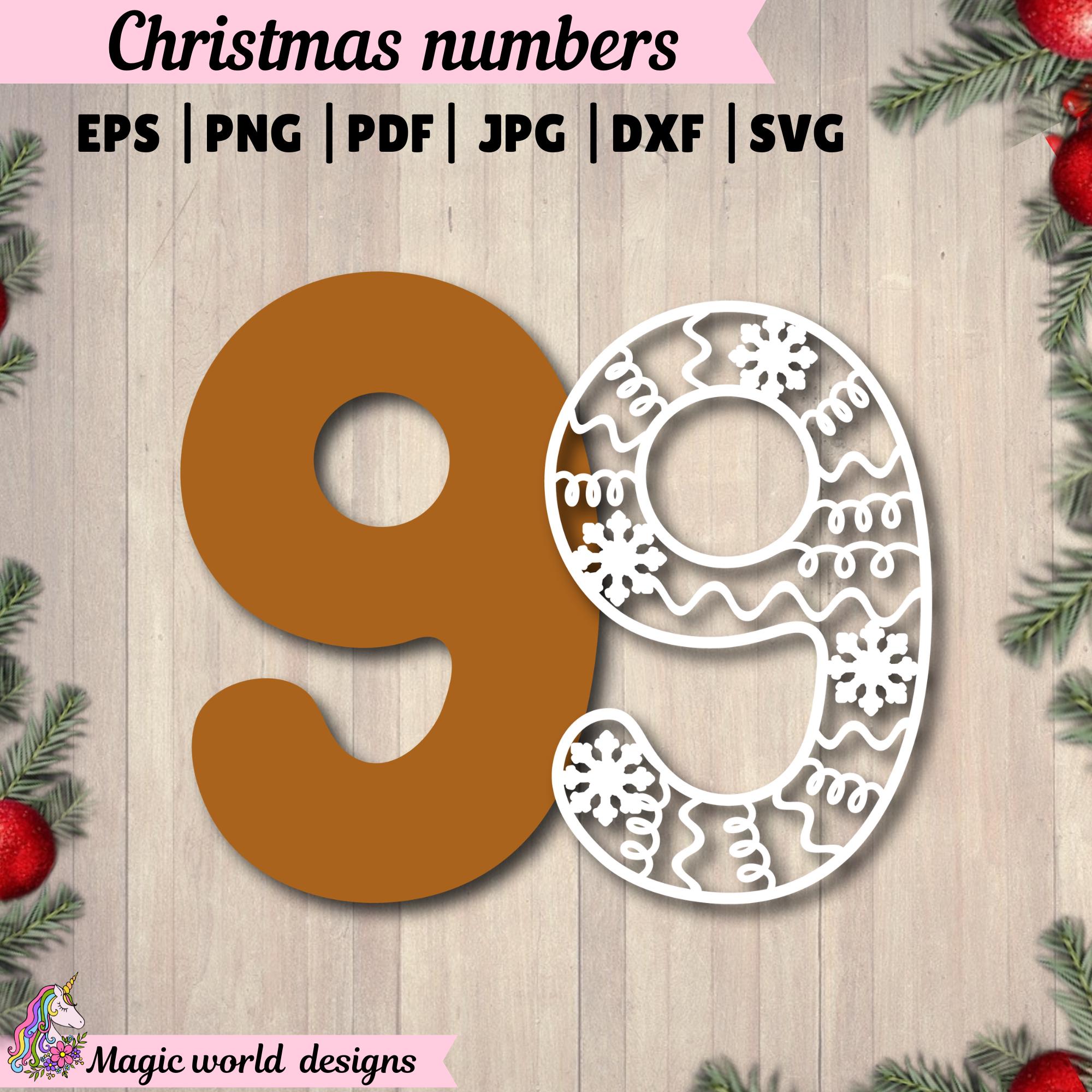 Gingerbread Christmas Numbers: Advent Calendar Clip Art (digital ...