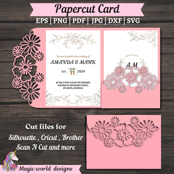 Wedding Invitation Svg - Etsy