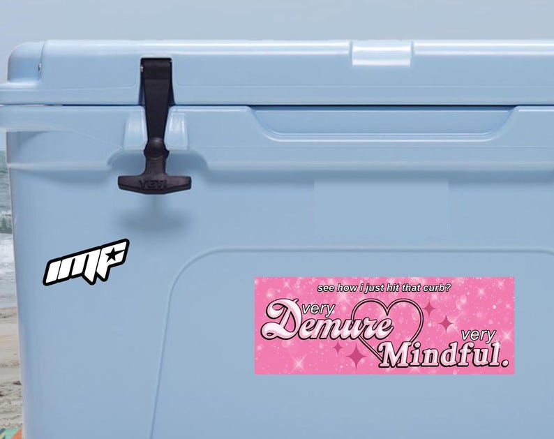 Very Demure, Very Mindful, Funny Gen-z Bumper Sticker, Internet Humor ...