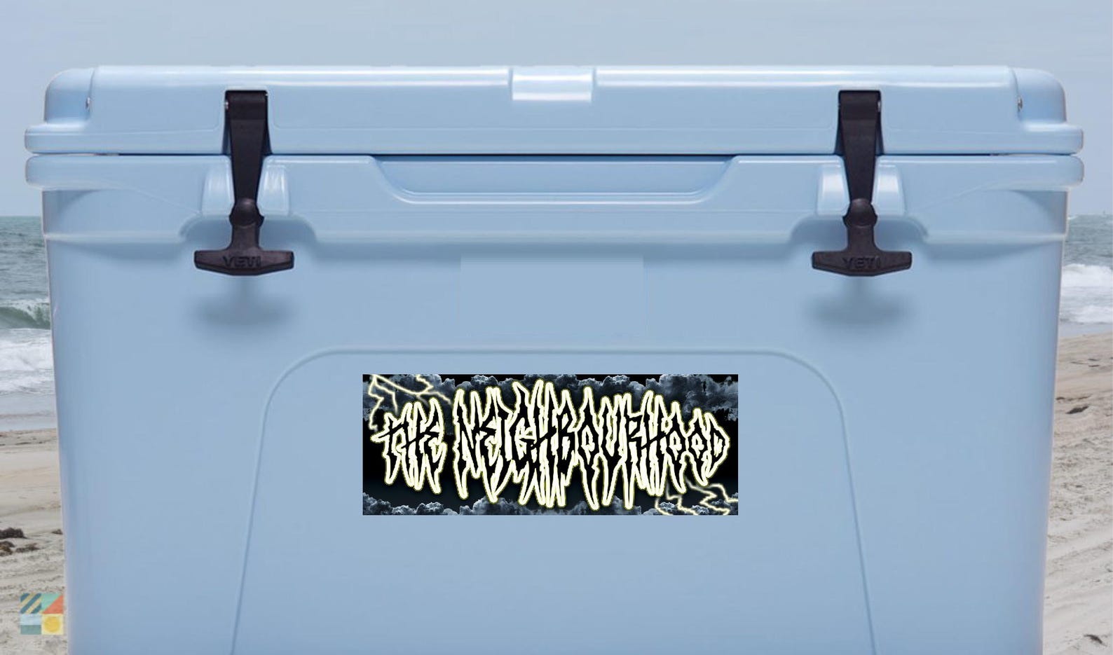 The Neighbourhood Band Dark Storm Bumper Sticker, Indie Rock Trendy Emo ...