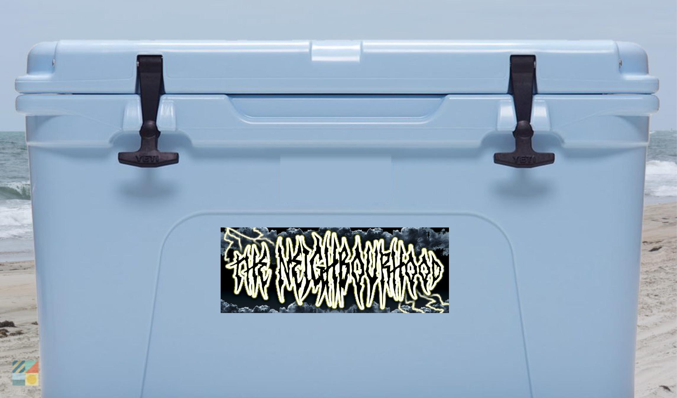The Neighbourhood Band Dark Storm Bumper Sticker, Indie Rock Trendy Emo ...