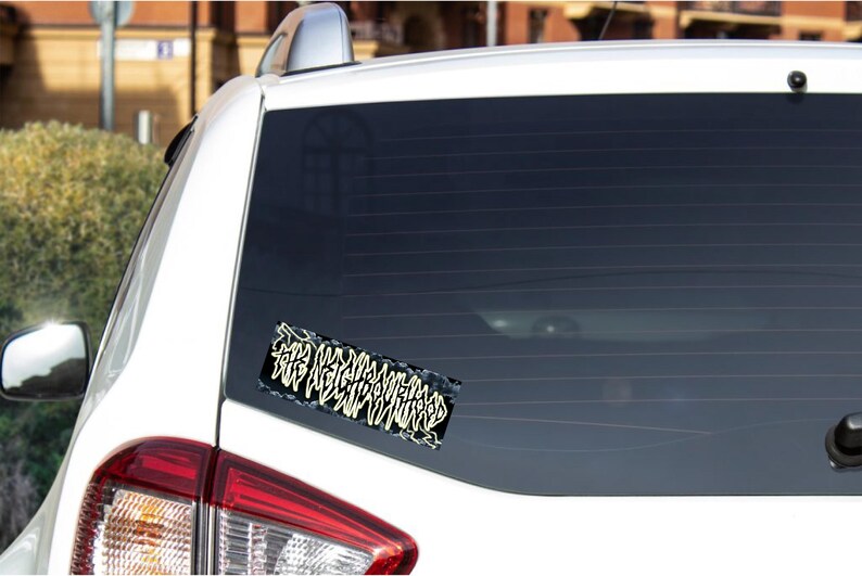 The Neighbourhood Band Dark Storm Bumper Sticker, Indie Rock Trendy Emo ...