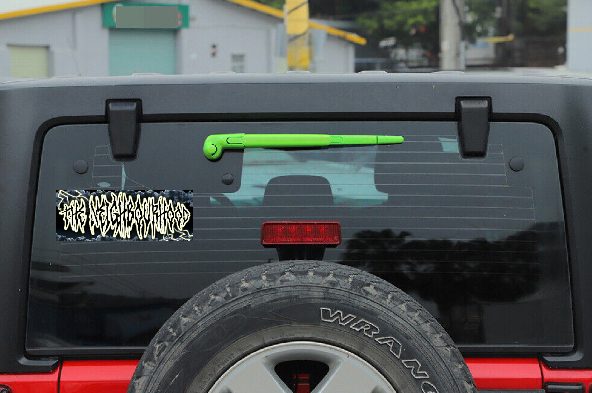The Neighbourhood Band Dark Storm Bumper Sticker, Indie Rock Trendy Emo ...