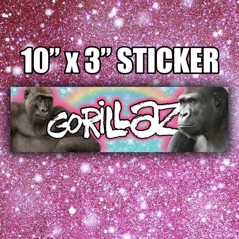 Gorillaz Stickers - Etsy