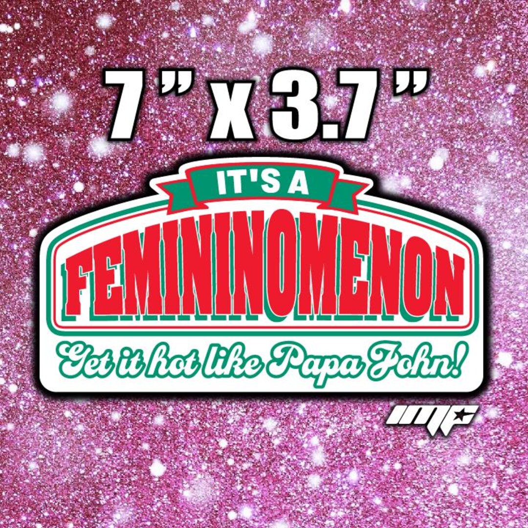 Chapell Roan Femininomenon Sticker, Chapell Roan Fan Made Merch Sticker ...