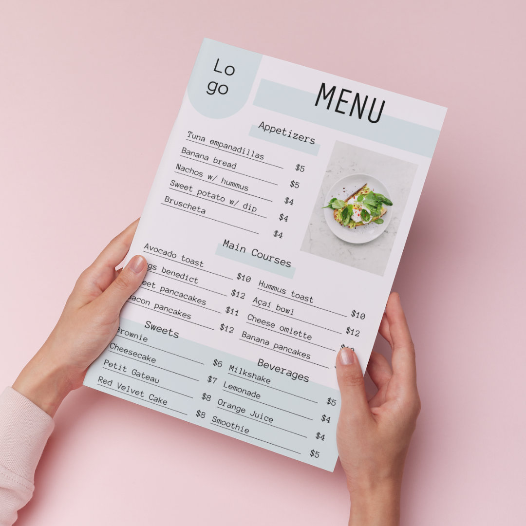 Brunch Restaurant Stationery Template - Etsy