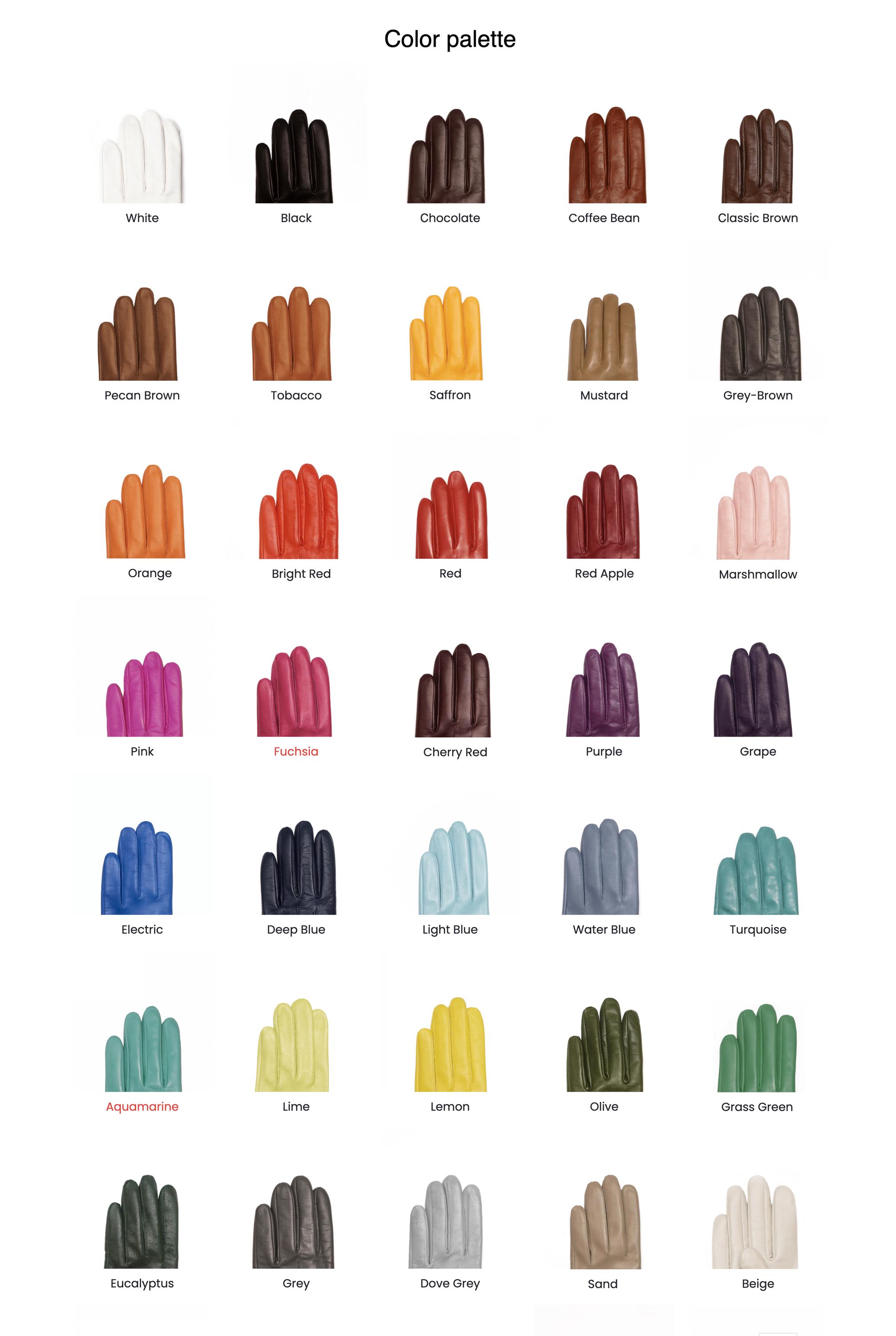 Burgundy Leather Gloves, Short Customizable Gloves, Fall Clothing, Minimalist Handmade Gloves ...