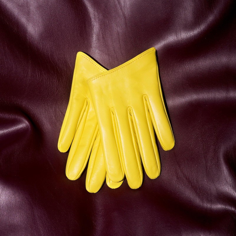 Yellow Gloves - Etsy