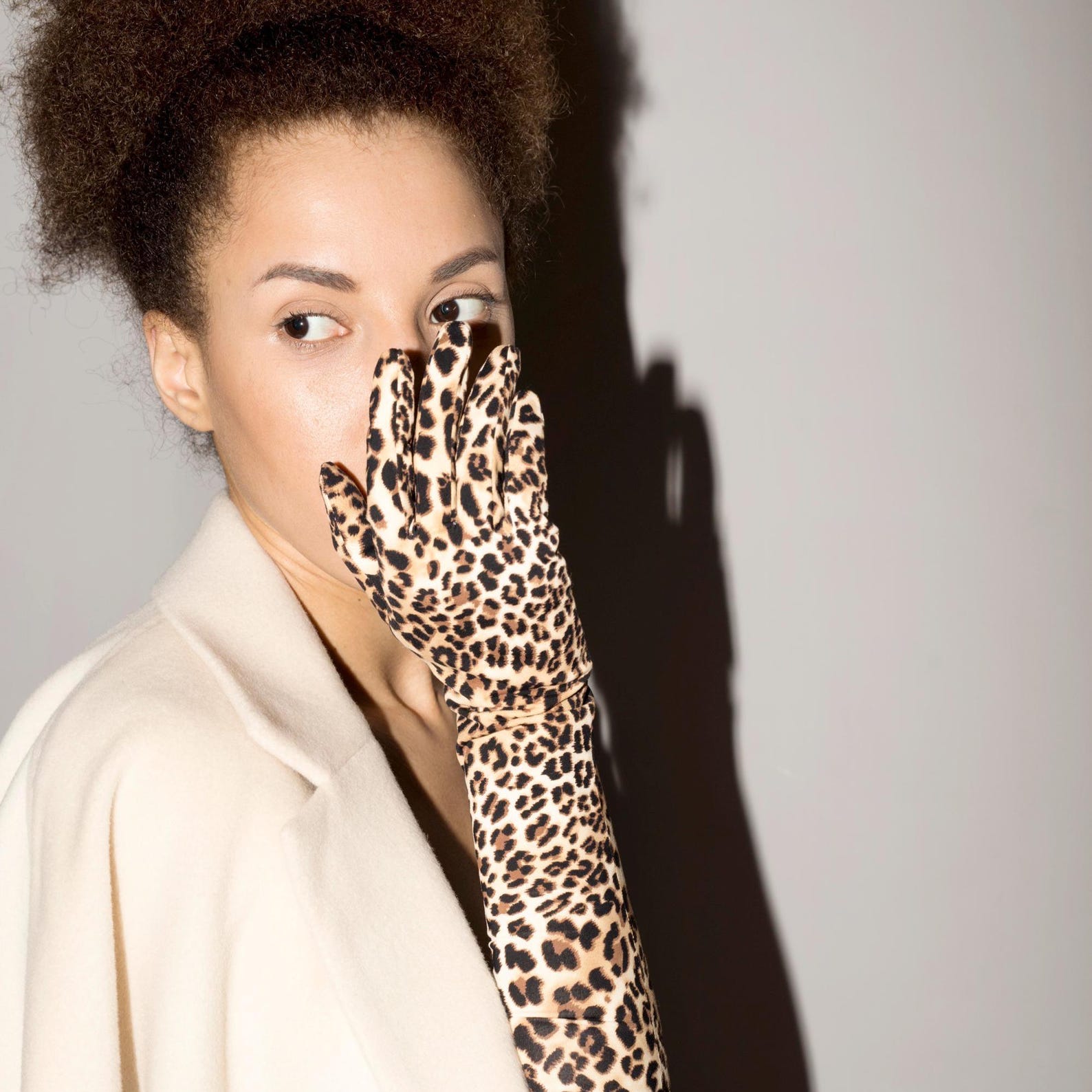 Leopard Print Gloves, Animal Print, Cheetah Long Gloves, Customizable ...