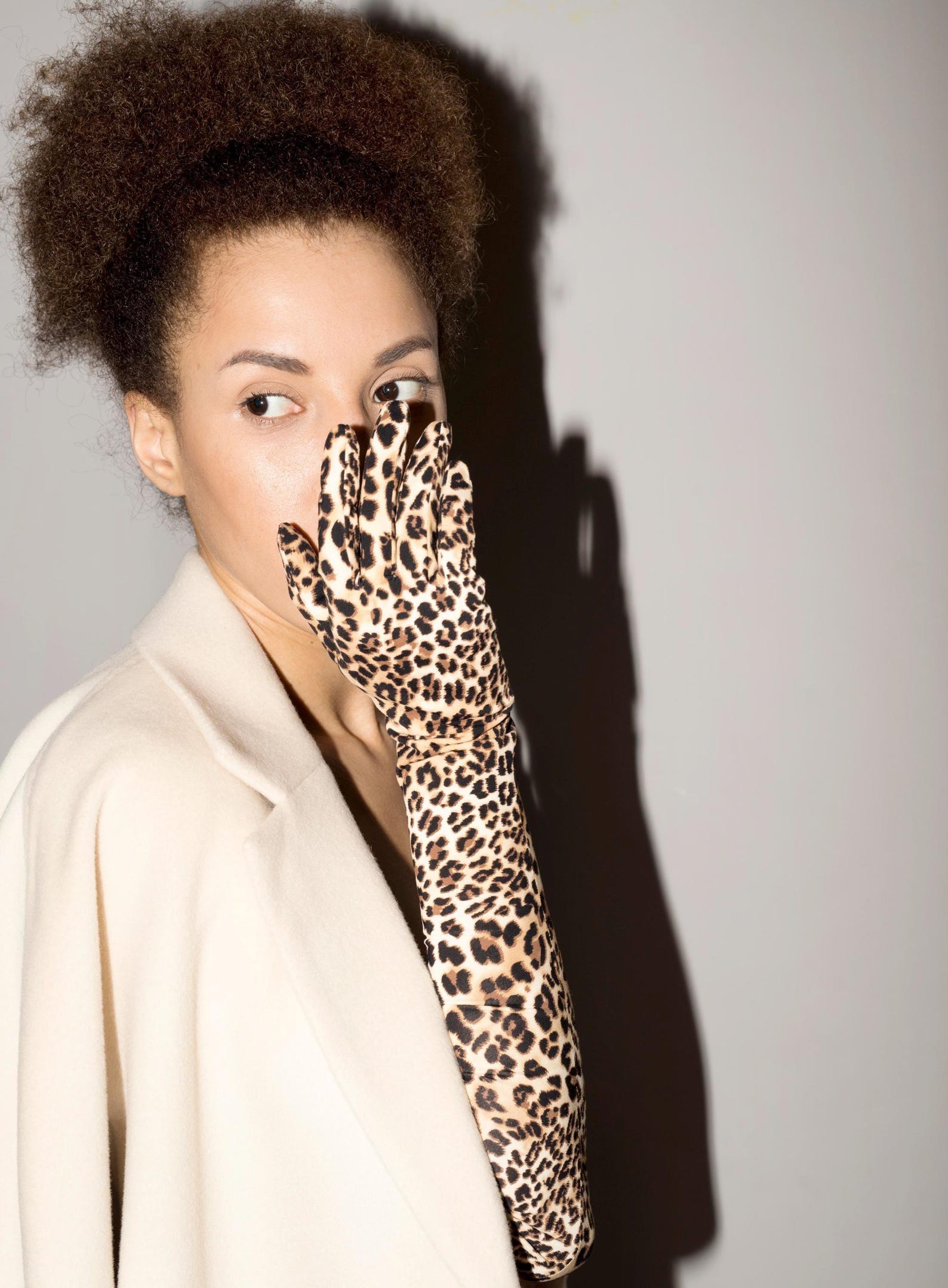 Leopard Print Opera Gloves, Animal Print, Cheetah Gloves, Elegant ...