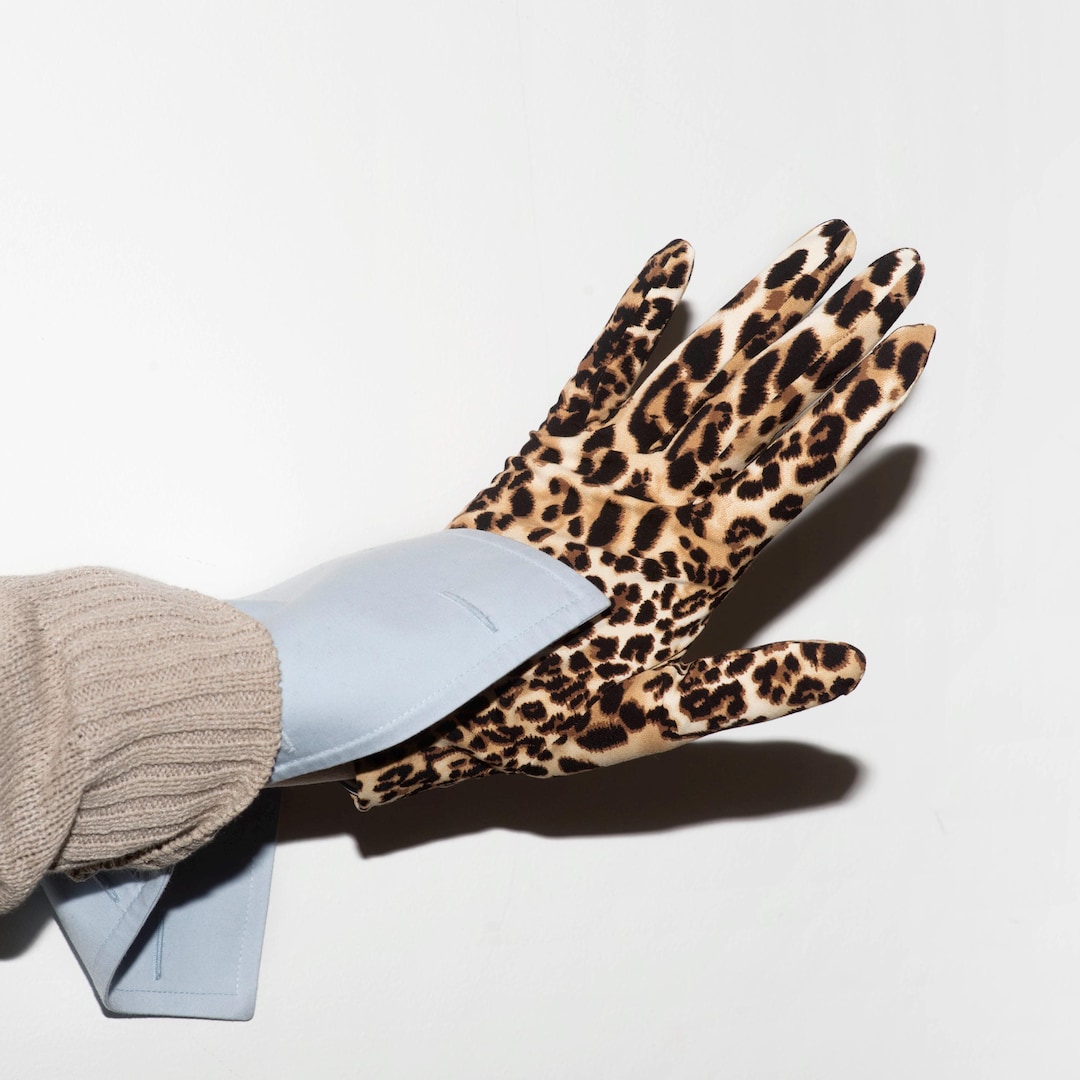 Leopard Print Gloves, Animal Print, Cheetah Long Gloves, Customizable ...