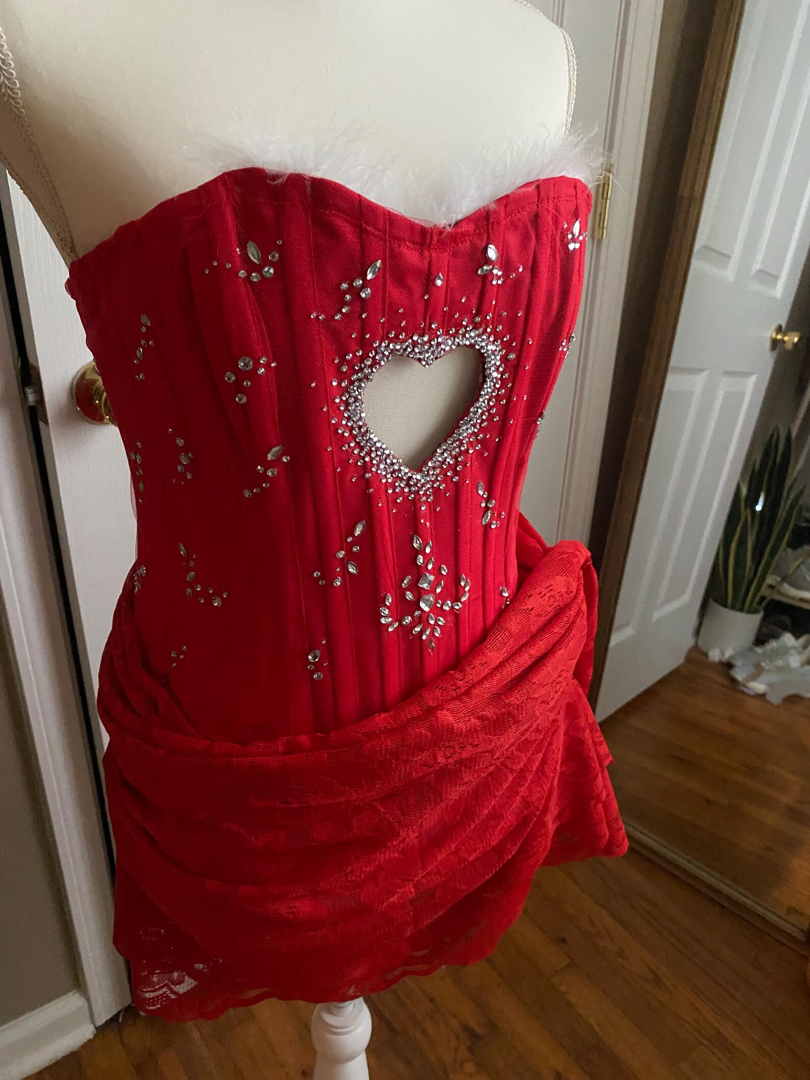 Heart Cutout Corset Christmas Custom Size - Etsy