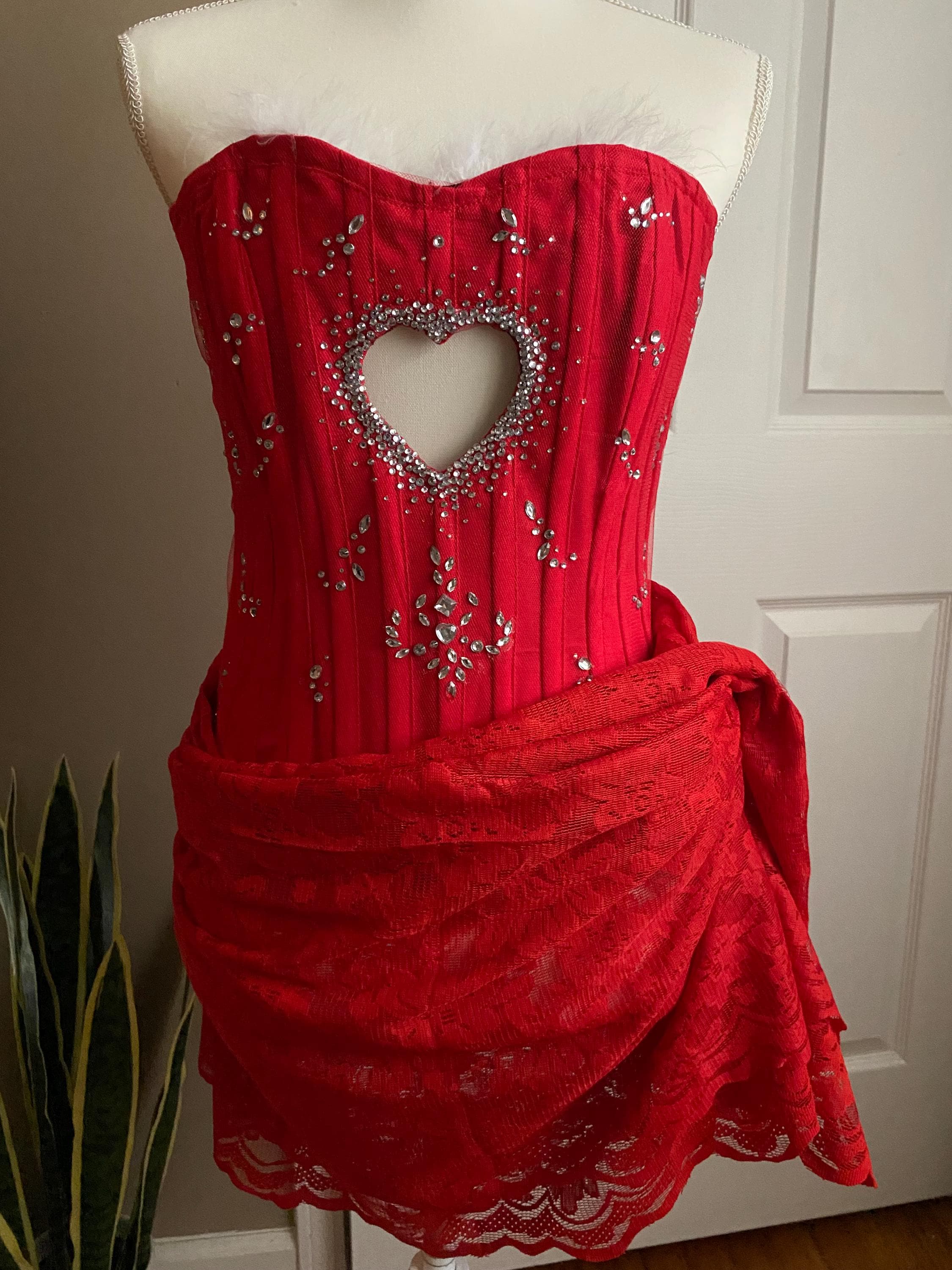 Heart Cutout Corset Christmas Custom Size - Etsy