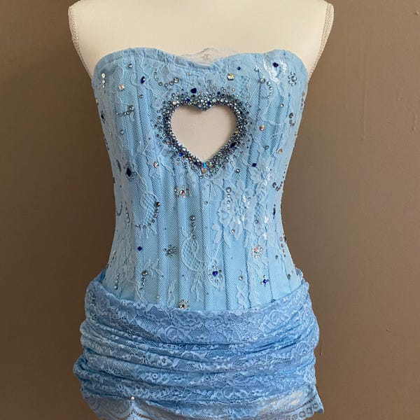 Sabrina Carpenter Heart Cutout Corset - Etsy