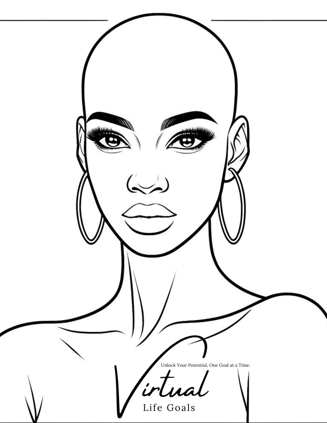 Sip N Paint Art Bald is BEAUTIFUL Stencil Art - Etsy