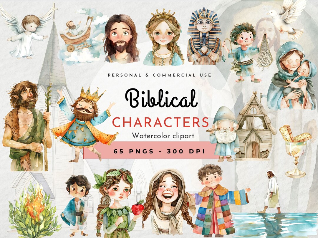Bible Character Christian Clipart | Sunday School Religious Clipart ...