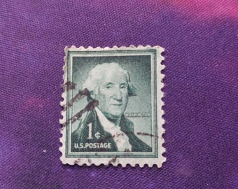 Rare George Washington 1789-1797 1 Cent Stamp - Etsy UK