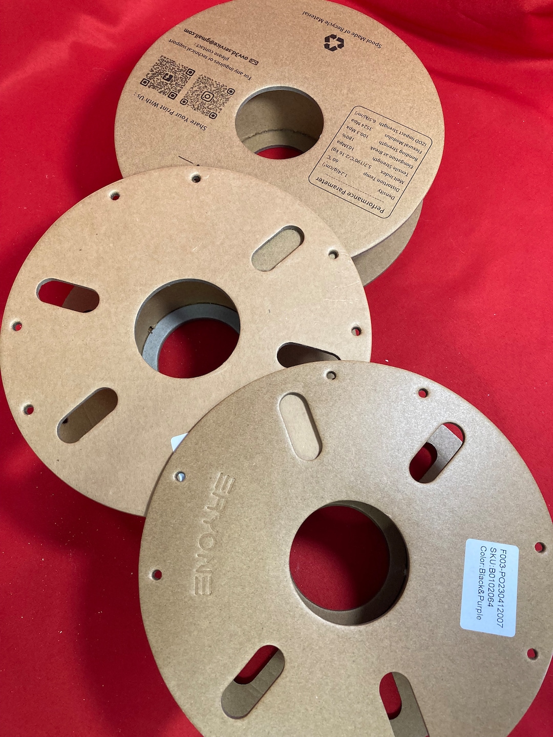 16-pack Empty Cardboard 3D Printing Filament Spools for Crafts ...